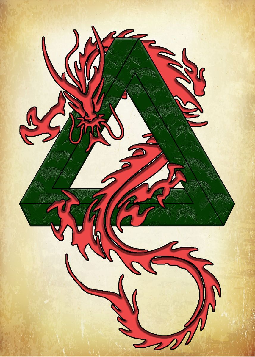 'dragon' Poster, picture, metal print, paint by Niels Artois | Displate