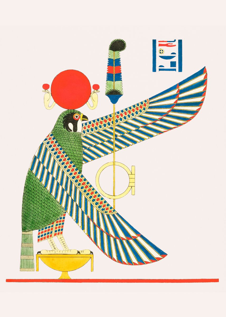 'The winged disc' Poster, picture, metal print, paint by tony4urban ...