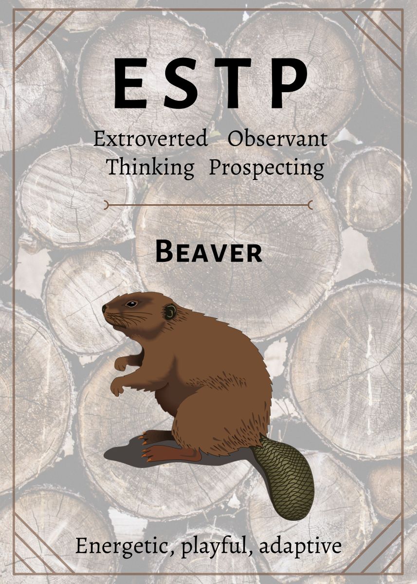 'ESTP personality' Poster, picture, metal print, paint by CiniArt ...