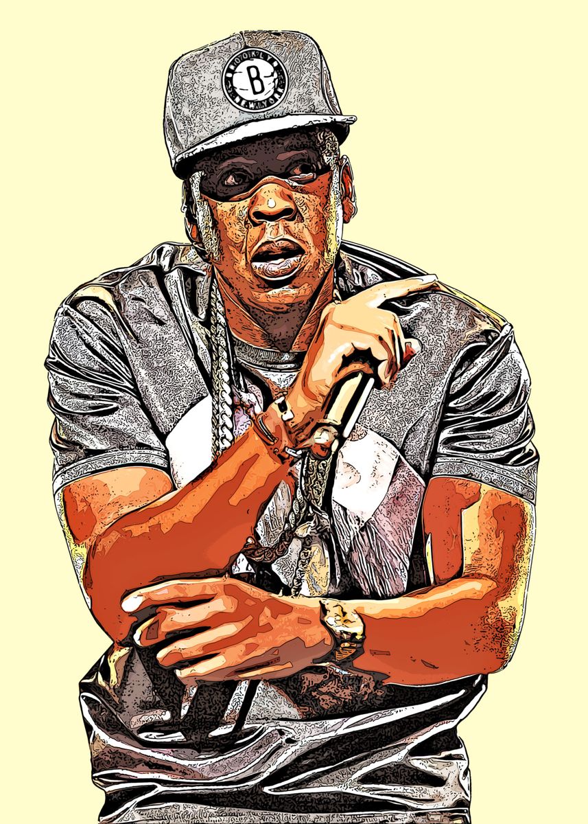 'Jay Z' Poster, picture, metal print, paint by AsRiyan RoMeydi | Displate