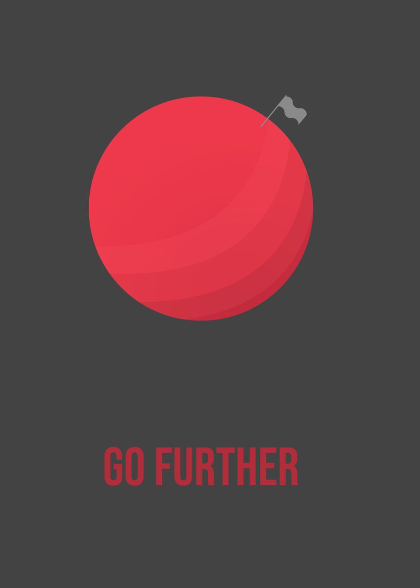 'Go further' Poster by Jesse Otto | Displate