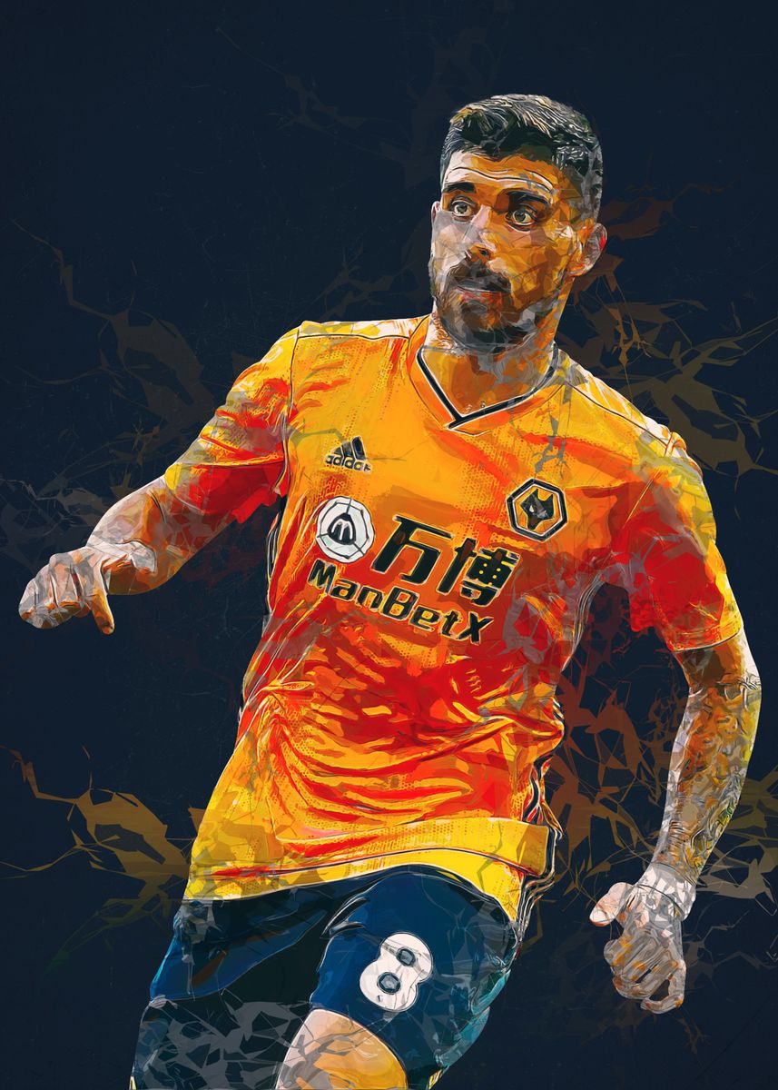 'Ruben Neves' Poster, picture, metal print, paint by Hipolito Wendorf ...