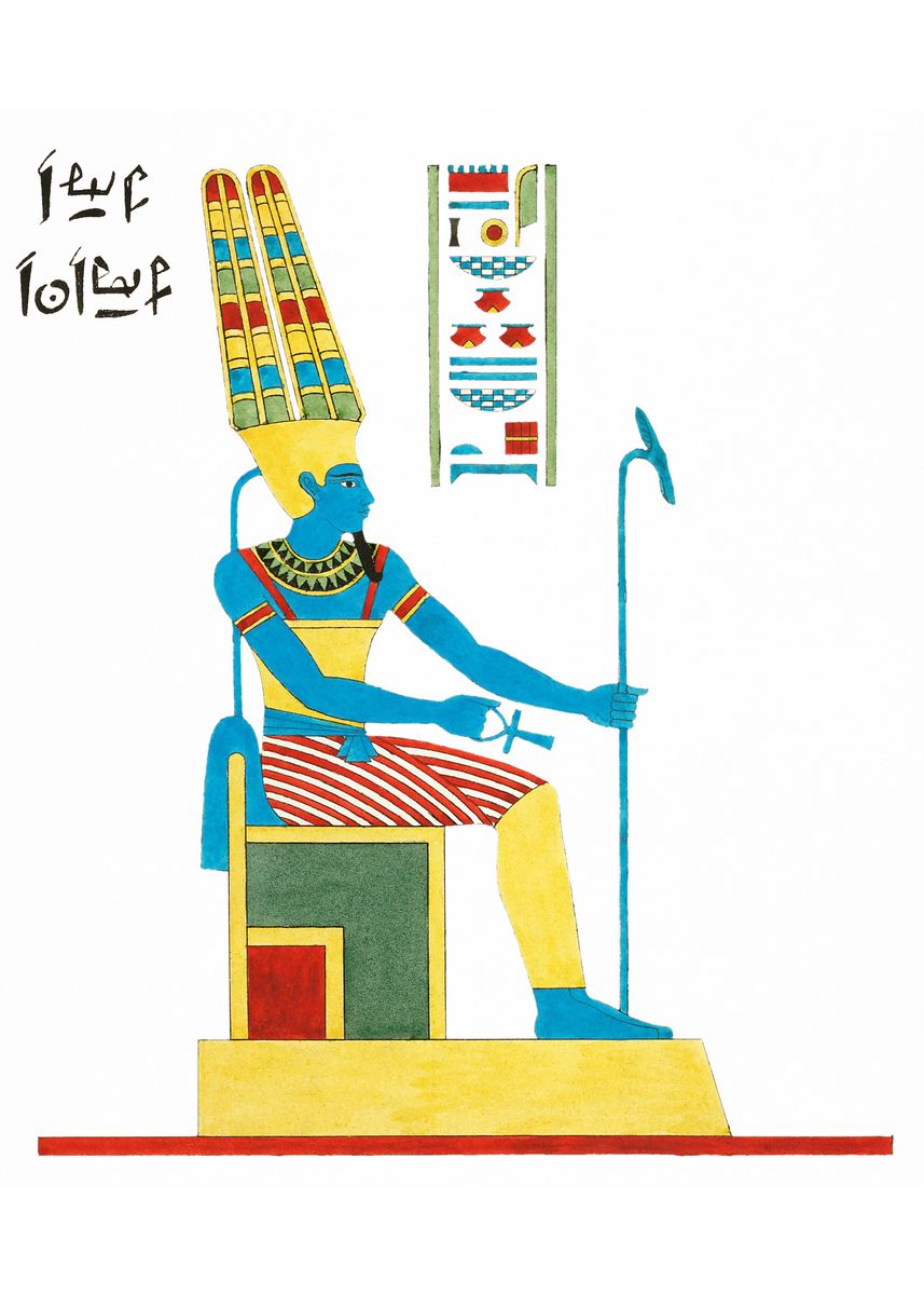 'Amon' Poster, picture, metal print, paint by tony4urban | Displate