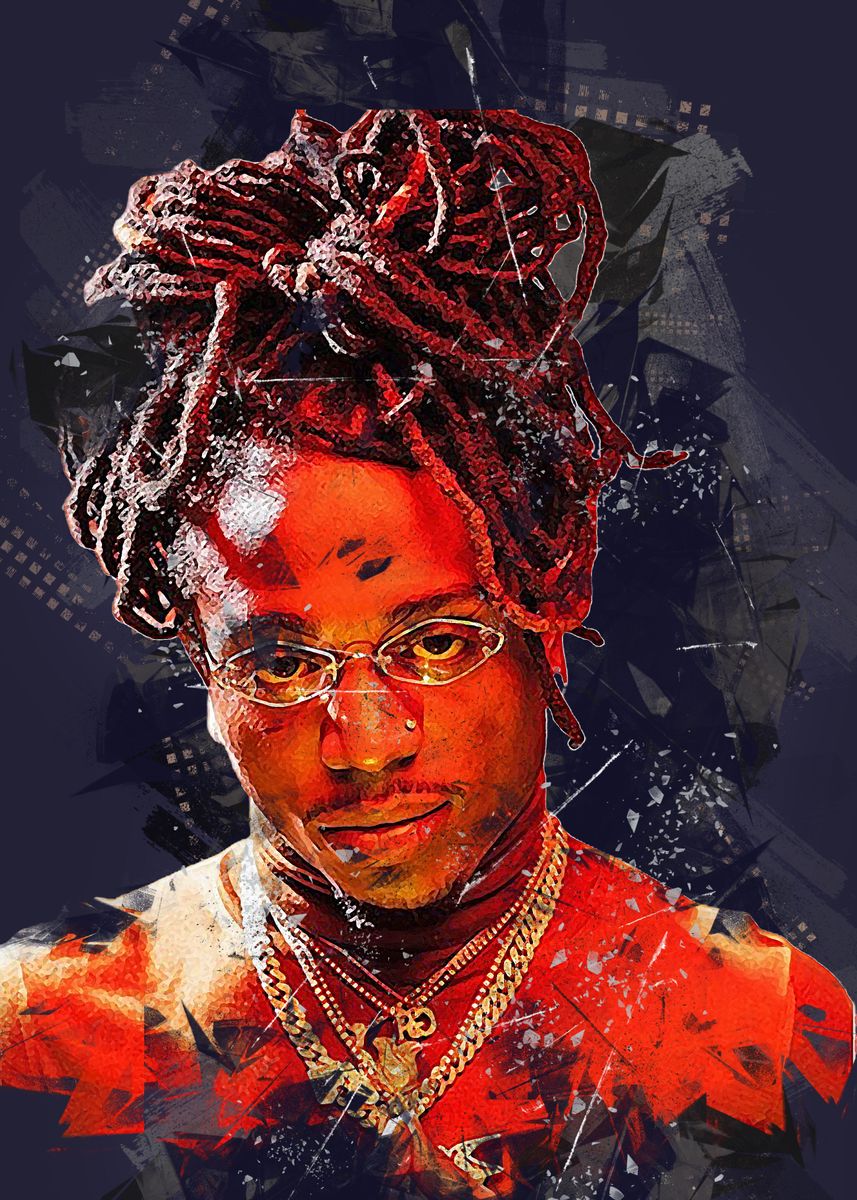 'Jacquees' Poster, picture, metal print, paint by Pierre Yeldell | Displate