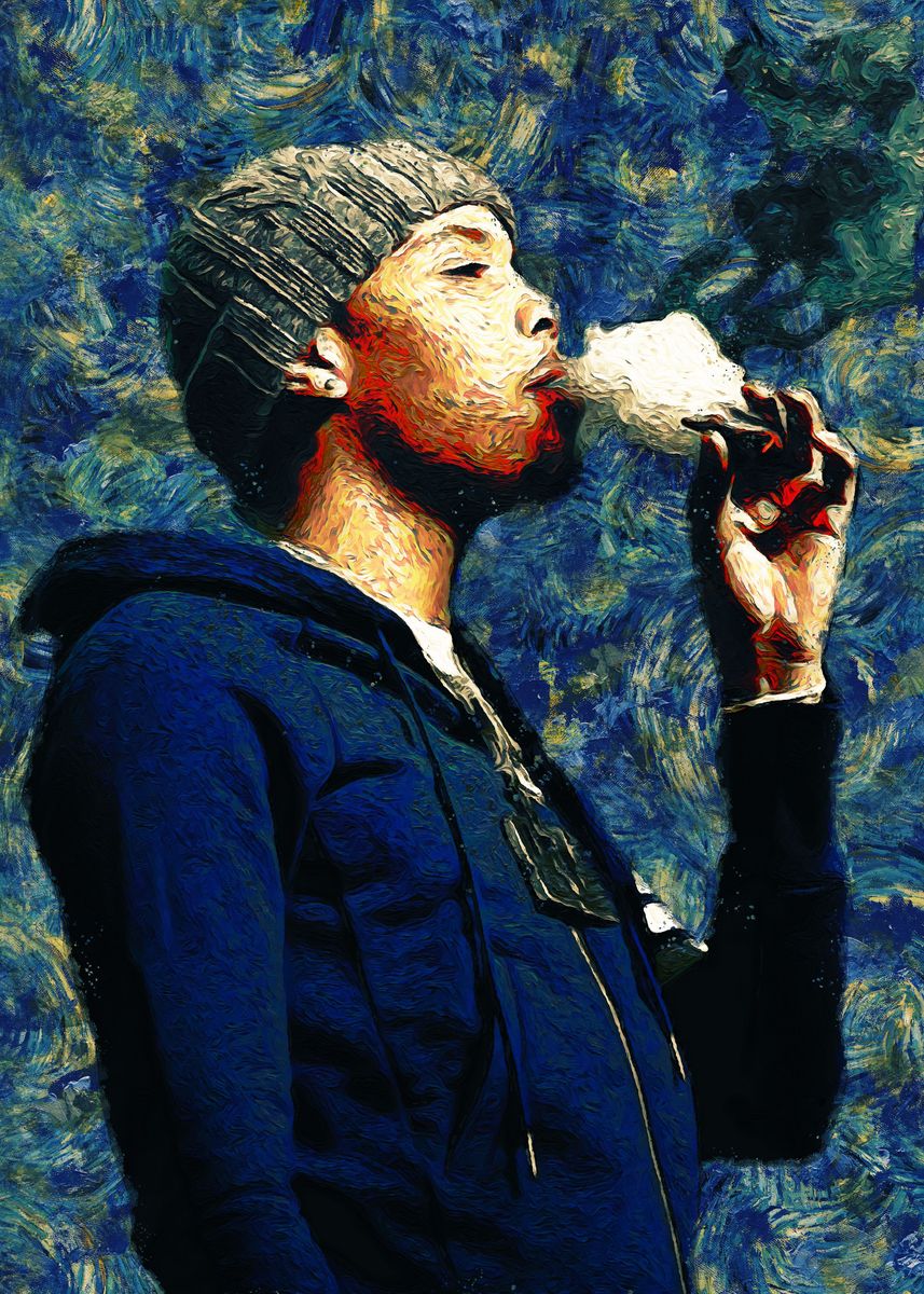 'G Herbo' Poster, picture, metal print, paint by ru ke | Displate