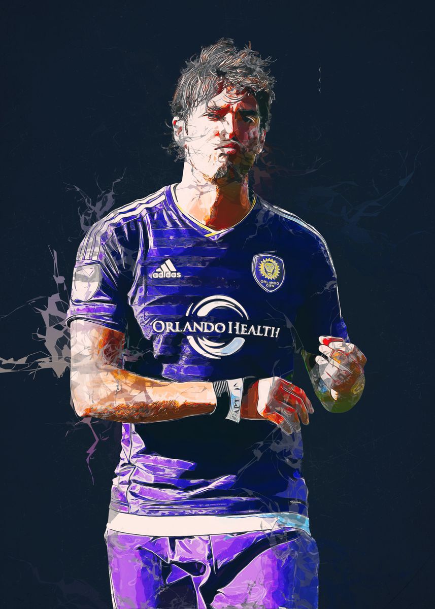 'Kaka' Poster, picture, metal print, paint by Hipolito Wendorf | Displate