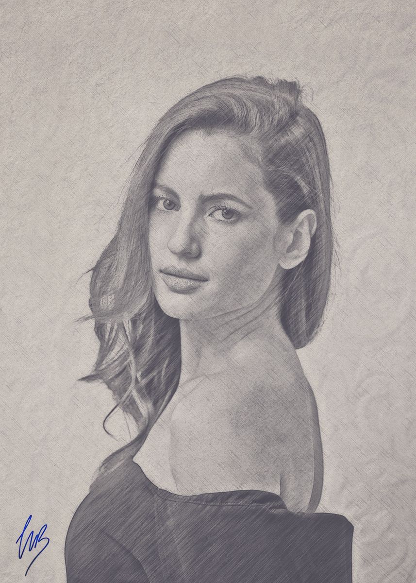 'Ivana Baquero' Poster by John Smith | Displate