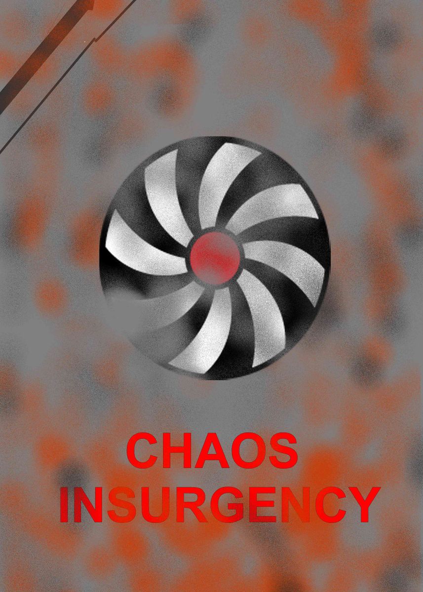 'Chaos insurgency' Poster, picture, metal print, paint by nathan ...