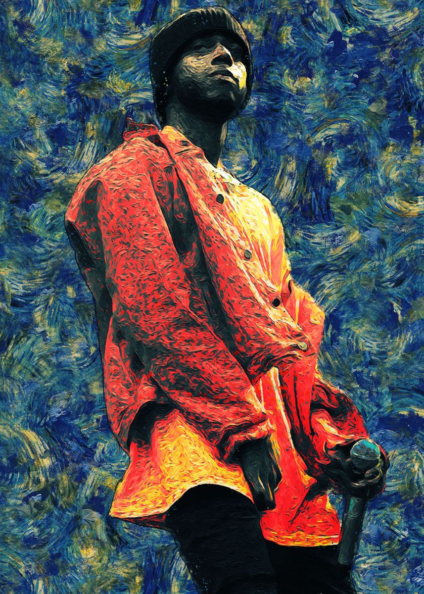 '6lack' Poster, picture, metal print, paint by SA KE | Displate