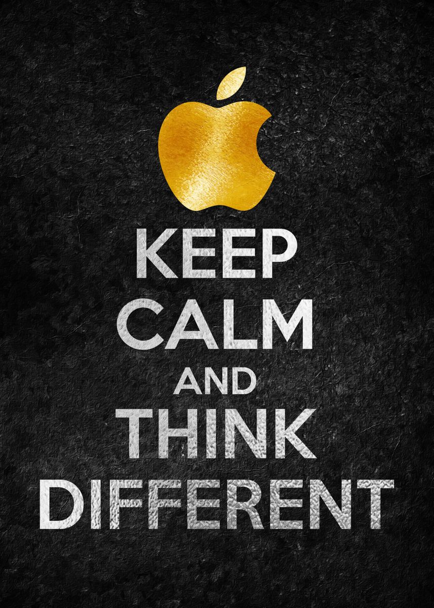 'THINK DIFFERENT' Poster by Most Popular Cult posters | Displate