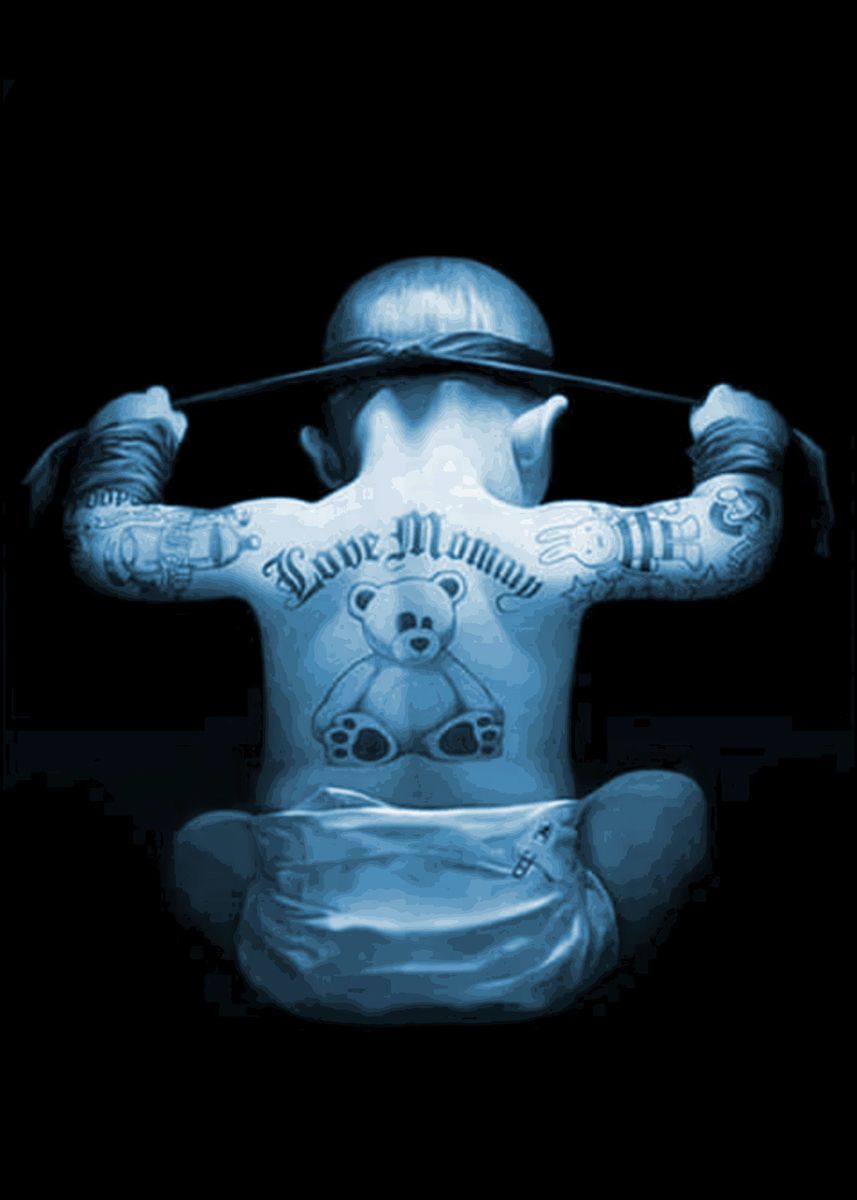 'Baby Strong' Poster, picture, metal print, paint by Bintang Studio ...