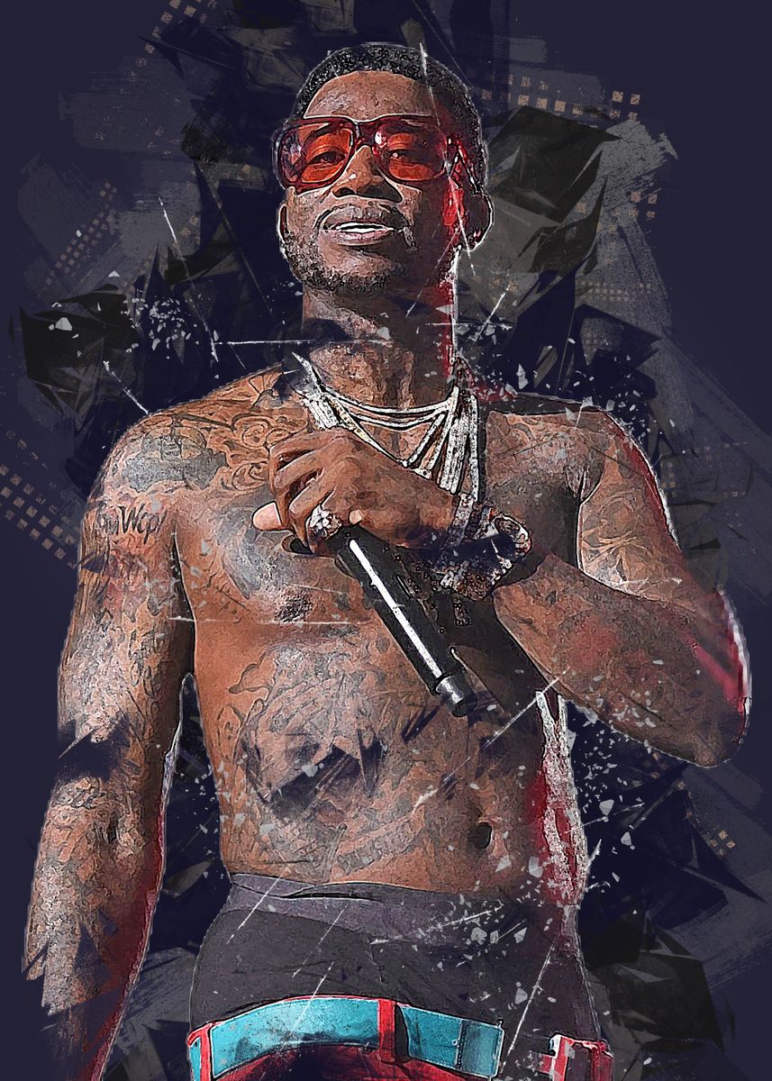 'Gucci Mane' Poster, picture, metal print, paint by Pierre Yeldell ...