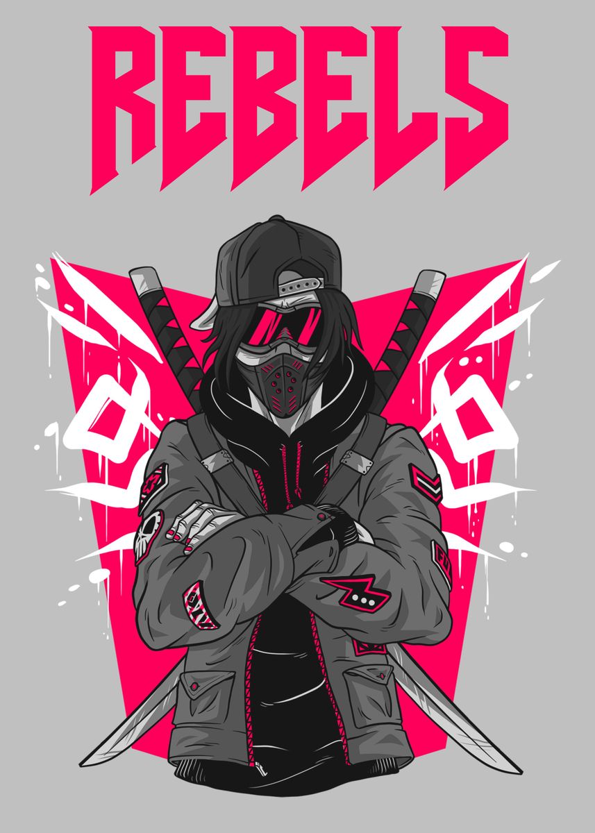 'Rebels Fighter Gaming' Poster, picture, metal print, paint by Max Ronn ...