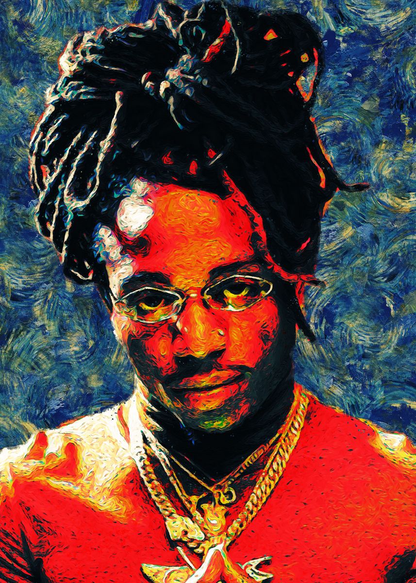 'Jacquees' Poster, picture, metal print, paint by ru ke | Displate