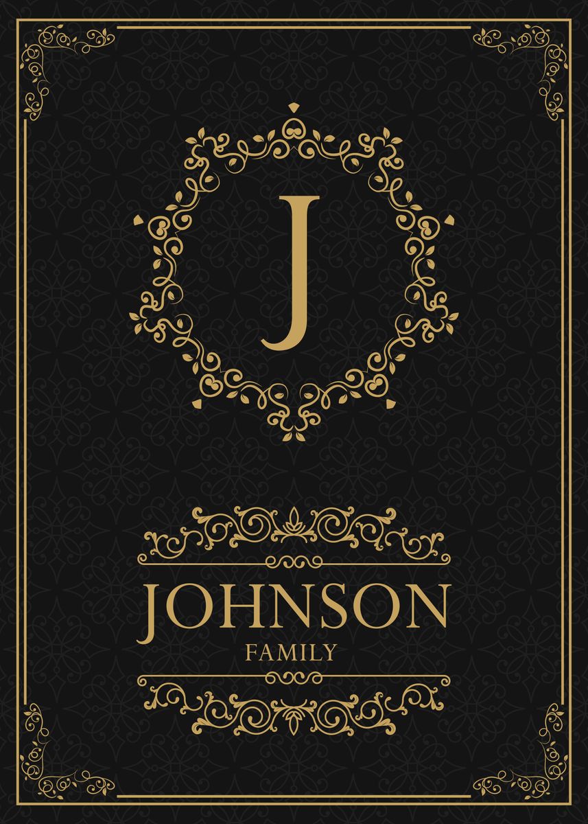 'Johnson Family' Poster by Go Fonix | Displate