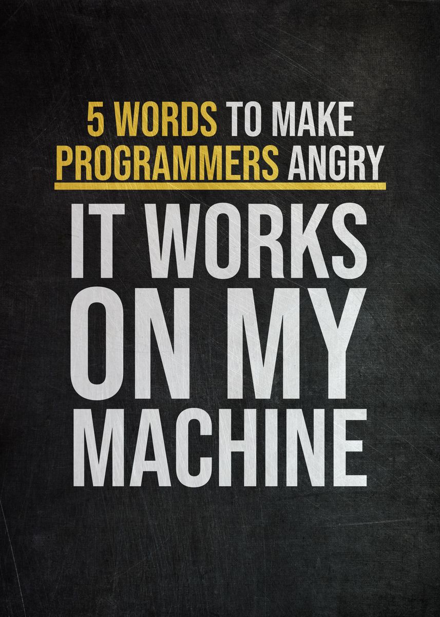 'Programmer Funny Gift' Poster, picture, metal print, paint by ...