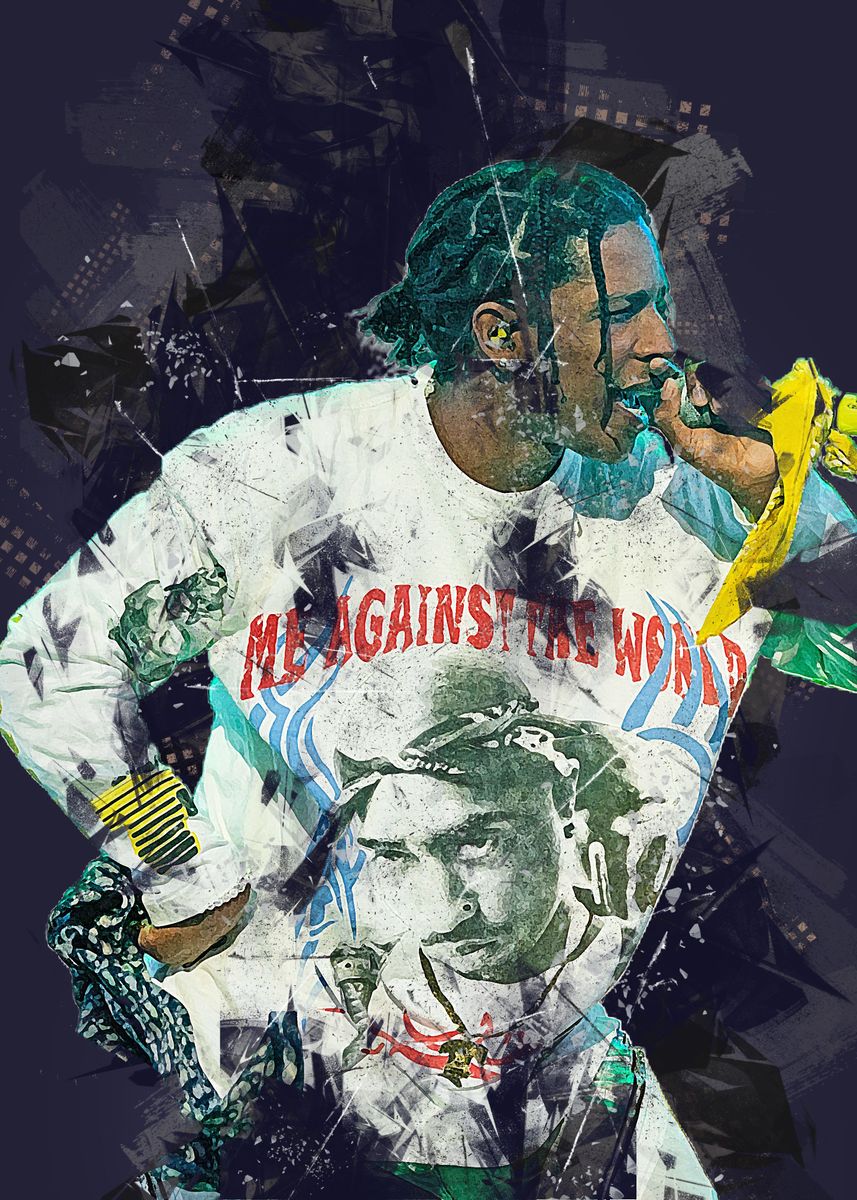 'ASAP Rocky' Poster, picture, metal print, paint by Franklin Ruben ...