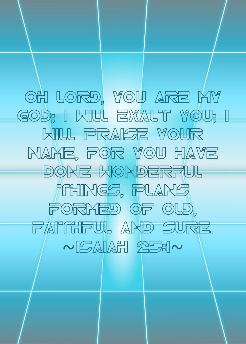 'Isaiah' Poster by Josh B | Displate