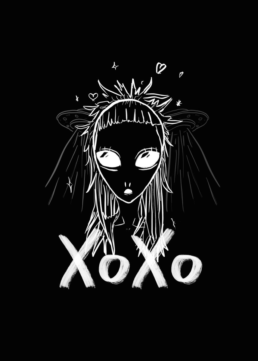'XoXo' Poster by Moritz Rombach | Displate