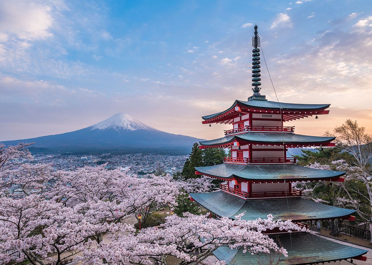 'Spring In Japan' Poster by Musashi Sakazaki | Displate