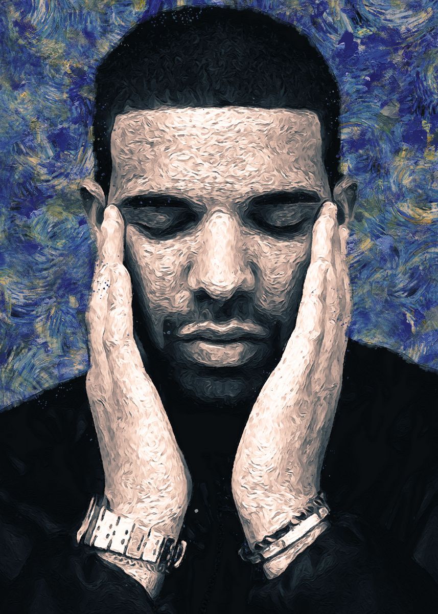 'Drake' Poster, picture, metal print, paint by TI KI | Displate