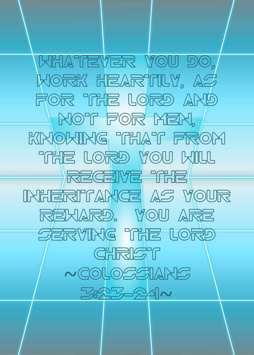 'Colossians' Poster, picture, metal print, paint by Josh B | Displate