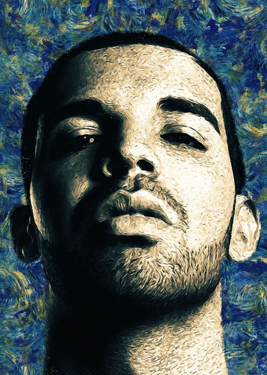 'Drake' Poster, picture, metal print, paint by TI KI | Displate