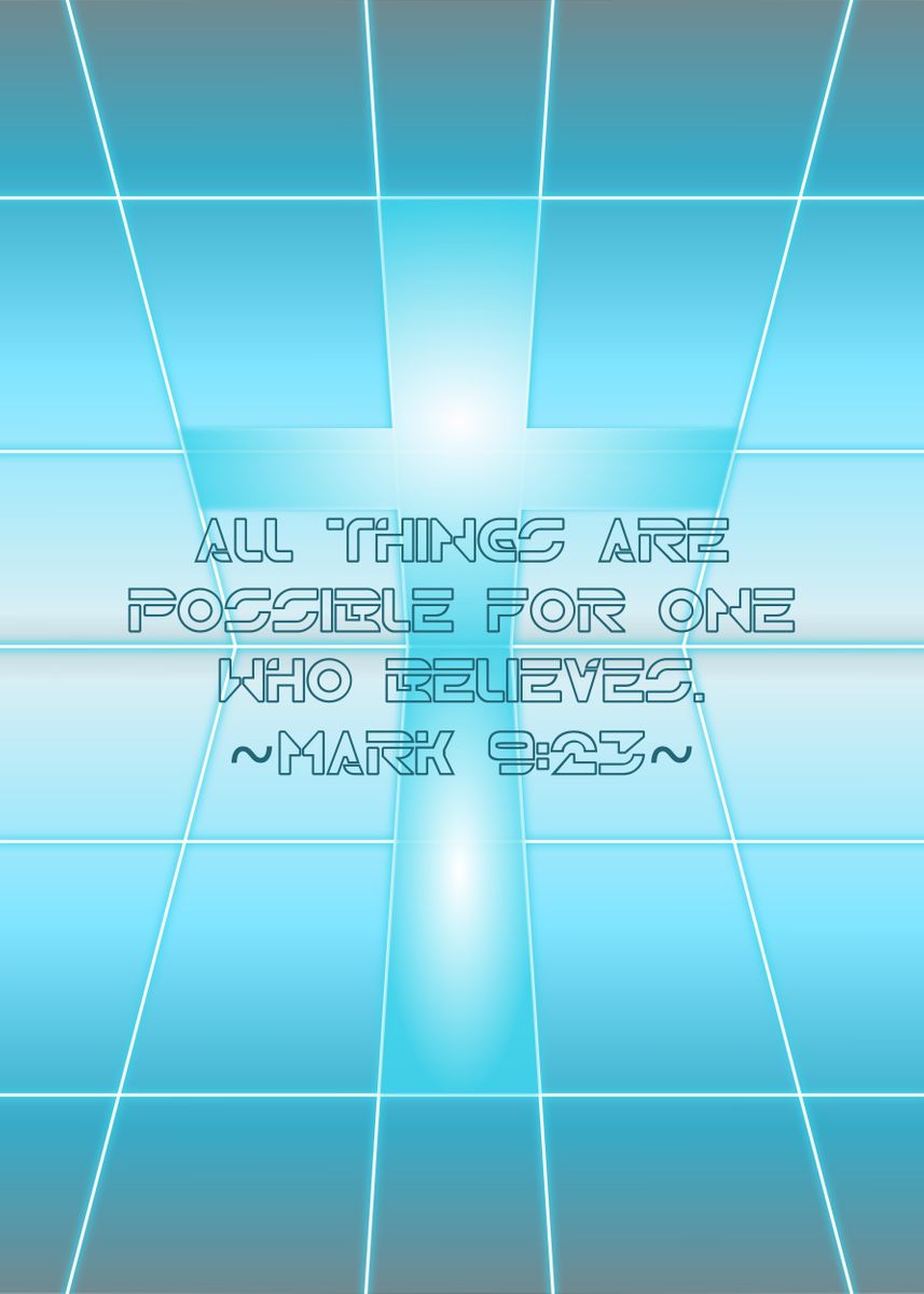 'Mark' Poster, picture, metal print, paint by Josh B | Displate