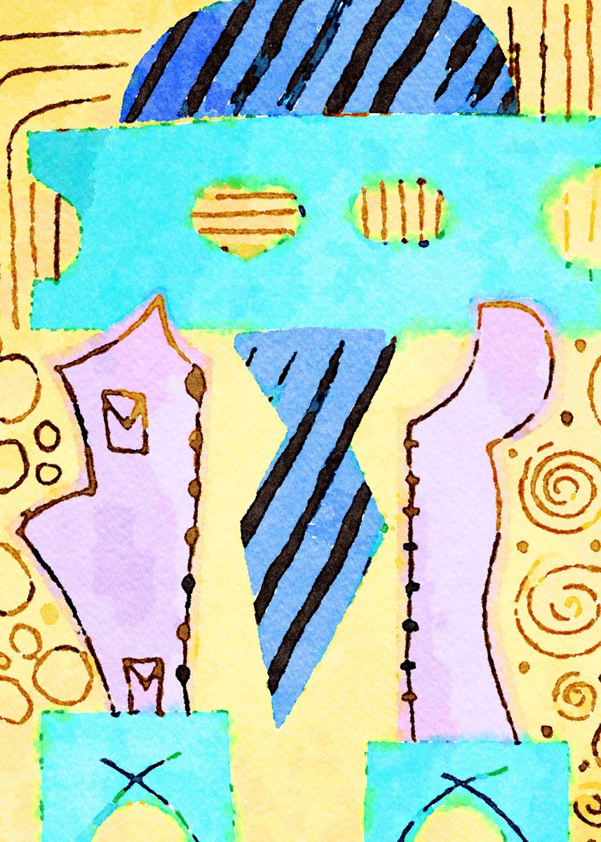 'Monolog' Poster, picture, metal print, paint by Quilimo Studio | Displate