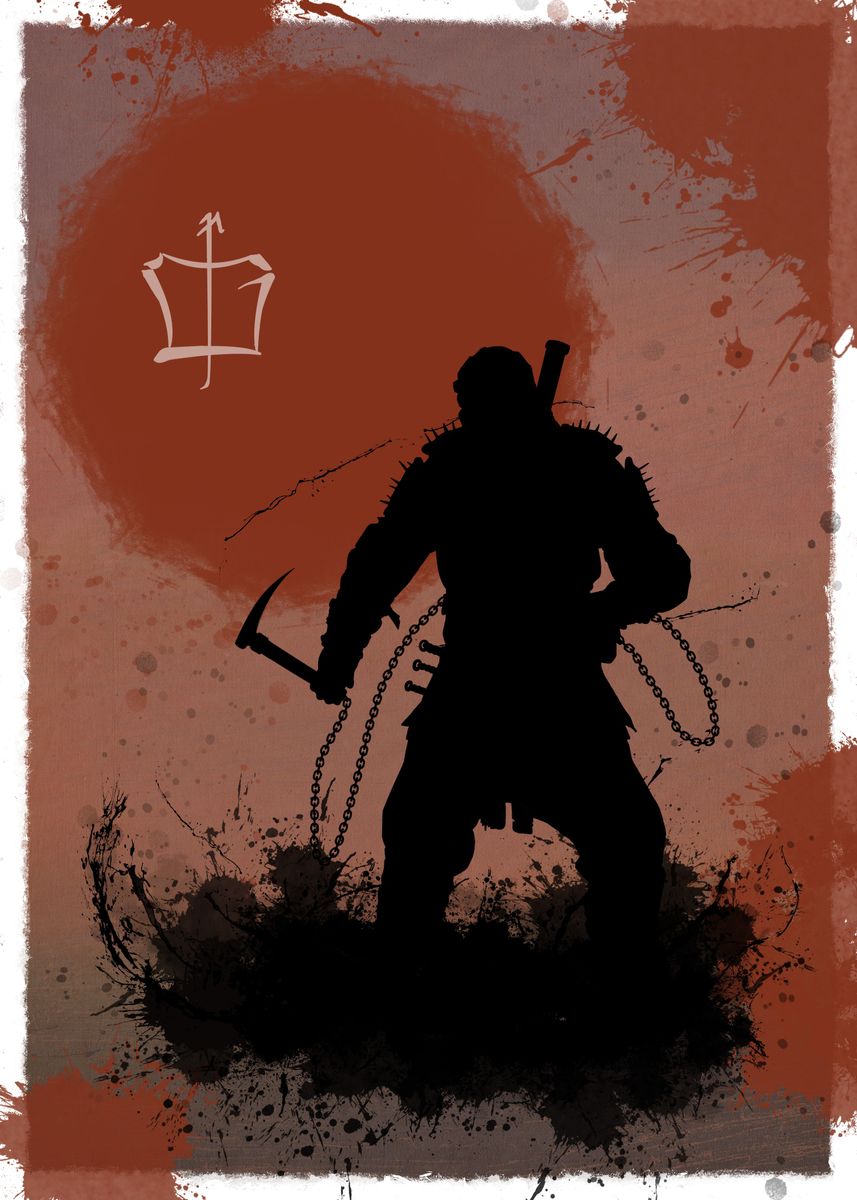 'Ninja' Poster, picture, metal print, paint by Schattenjager | Displate