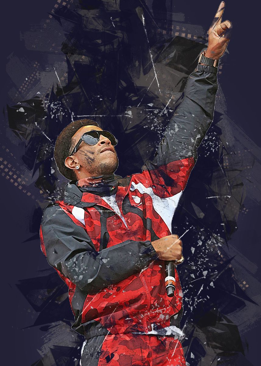 'Ludacris' Poster, picture, metal print, paint by Pierre Yeldell | Displate