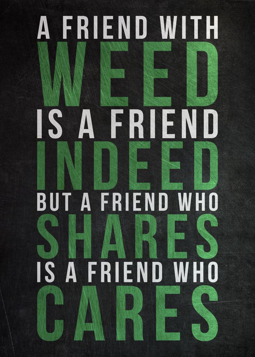 'Pothead Funny Quote' Poster by PosterWorld | Displate