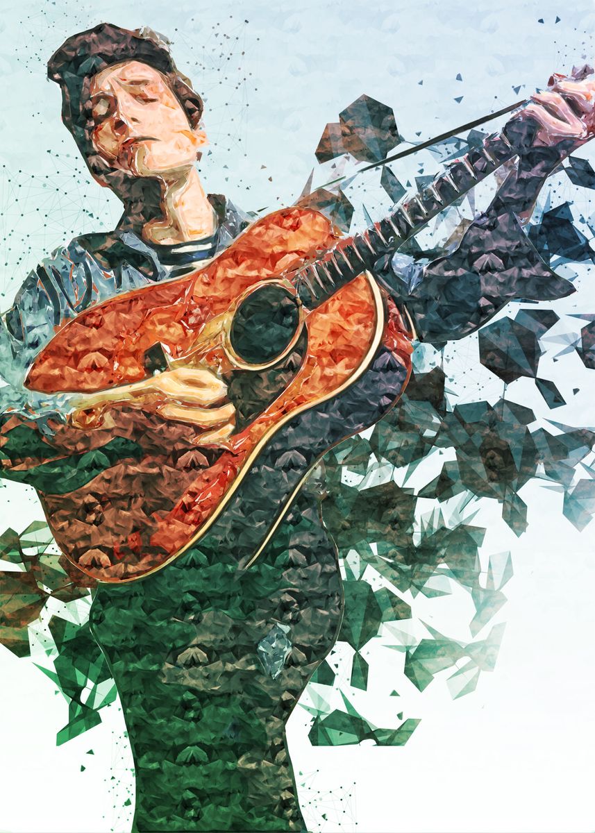 'Bob Dylan' Poster, picture, metal print, paint by Hipolito Wendorf ...