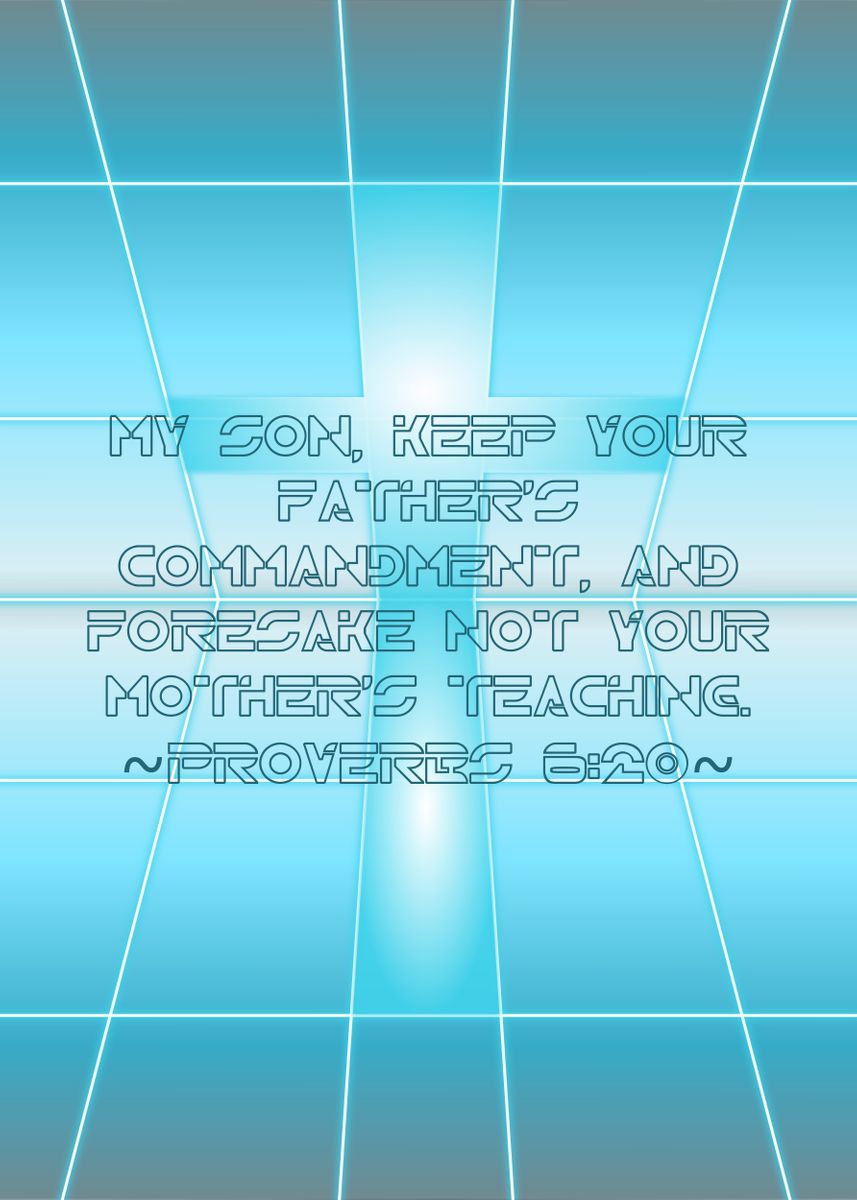 'Proverbs' Poster, picture, metal print, paint by Josh B | Displate