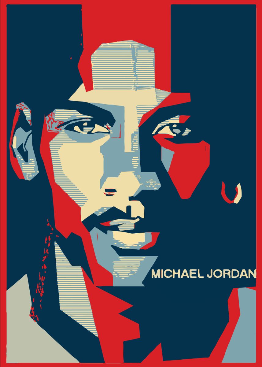 'Michel Jordan On Art' Poster, picture, metal print, paint by Popart ...
