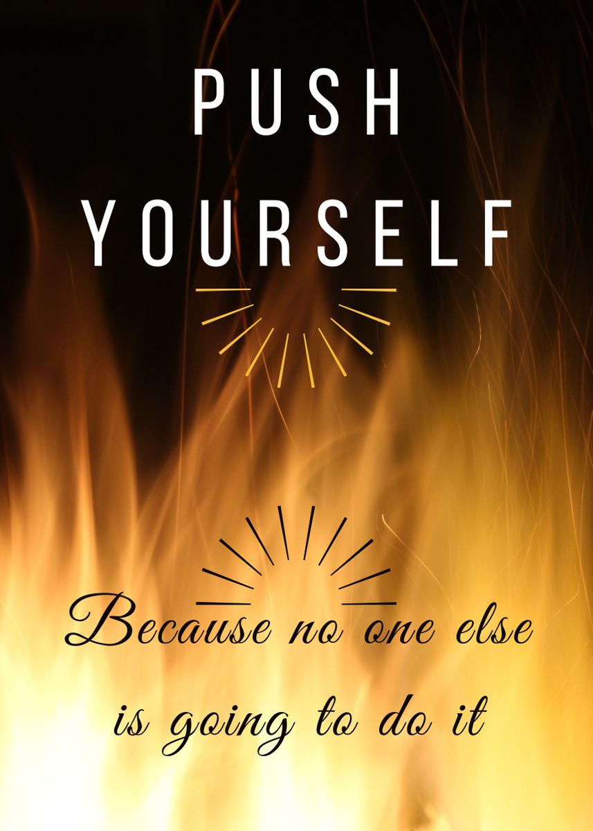 'Motivation' Poster by CiniArt | Displate