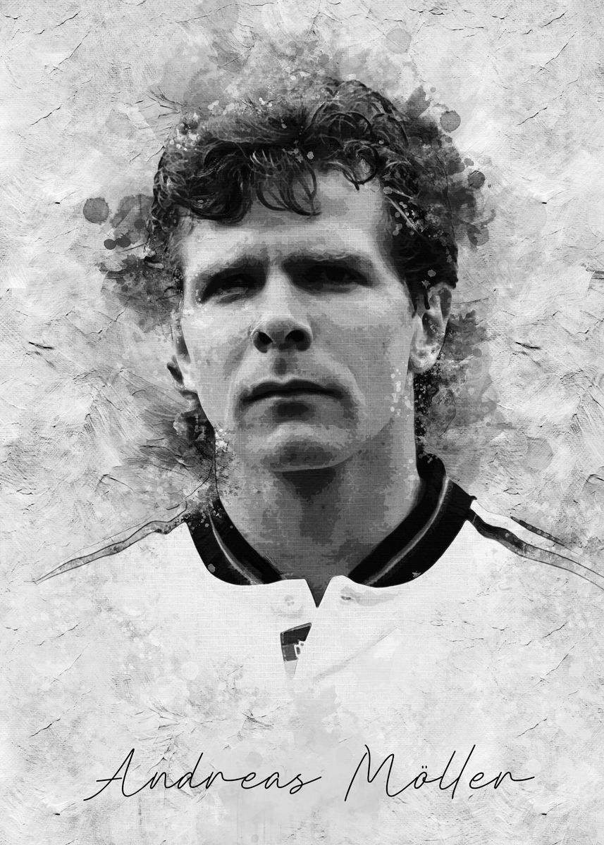 'Andreas Moller' Poster, picture, metal print, paint by The Sulung ...