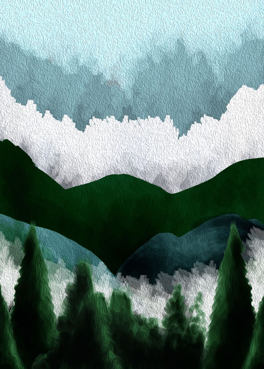 'NATURE' Poster by MISJANG | Displate