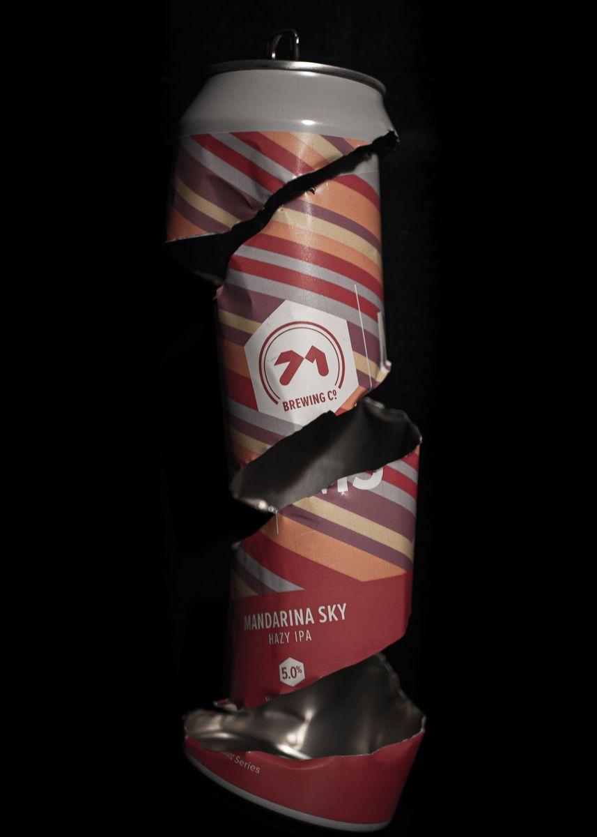 'Beer Can' Poster, picture, metal print, paint by Helmholtz Media ...