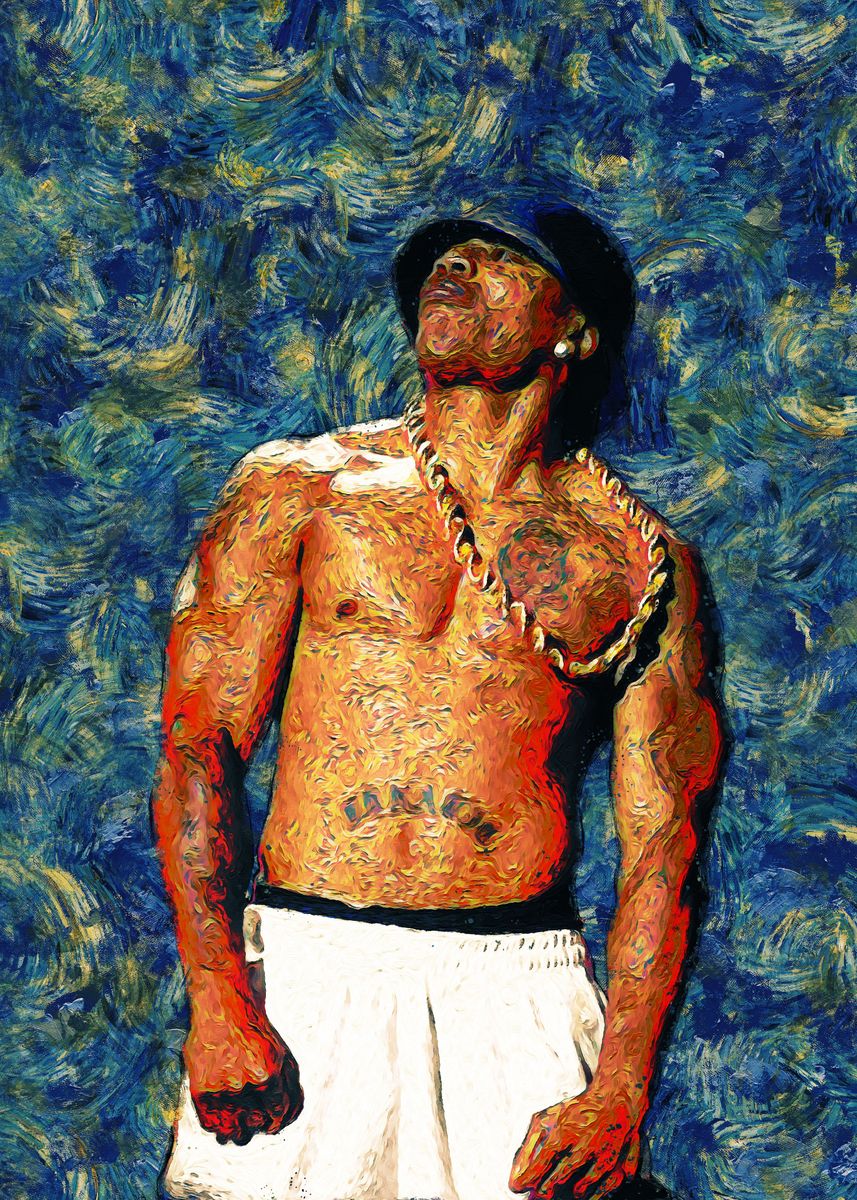 'Nelly' Poster, picture, metal print, paint by ru ke | Displate