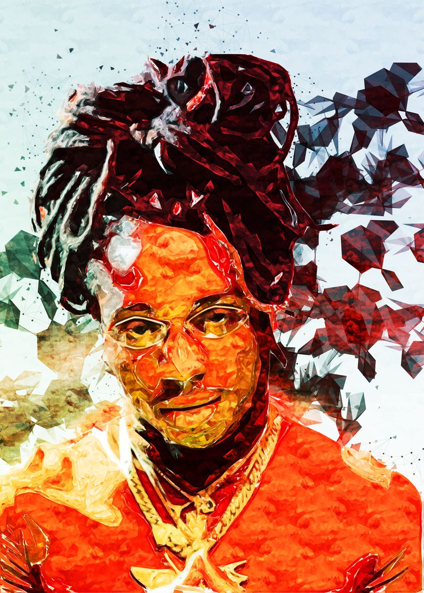 'Jacquees' Poster, picture, metal print, paint by Hipolito Wendorf ...