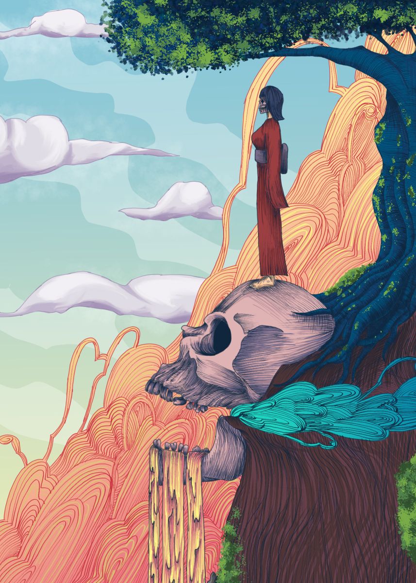 'DISSOLVE' Poster, picture, metal print, paint by chill art | Displate