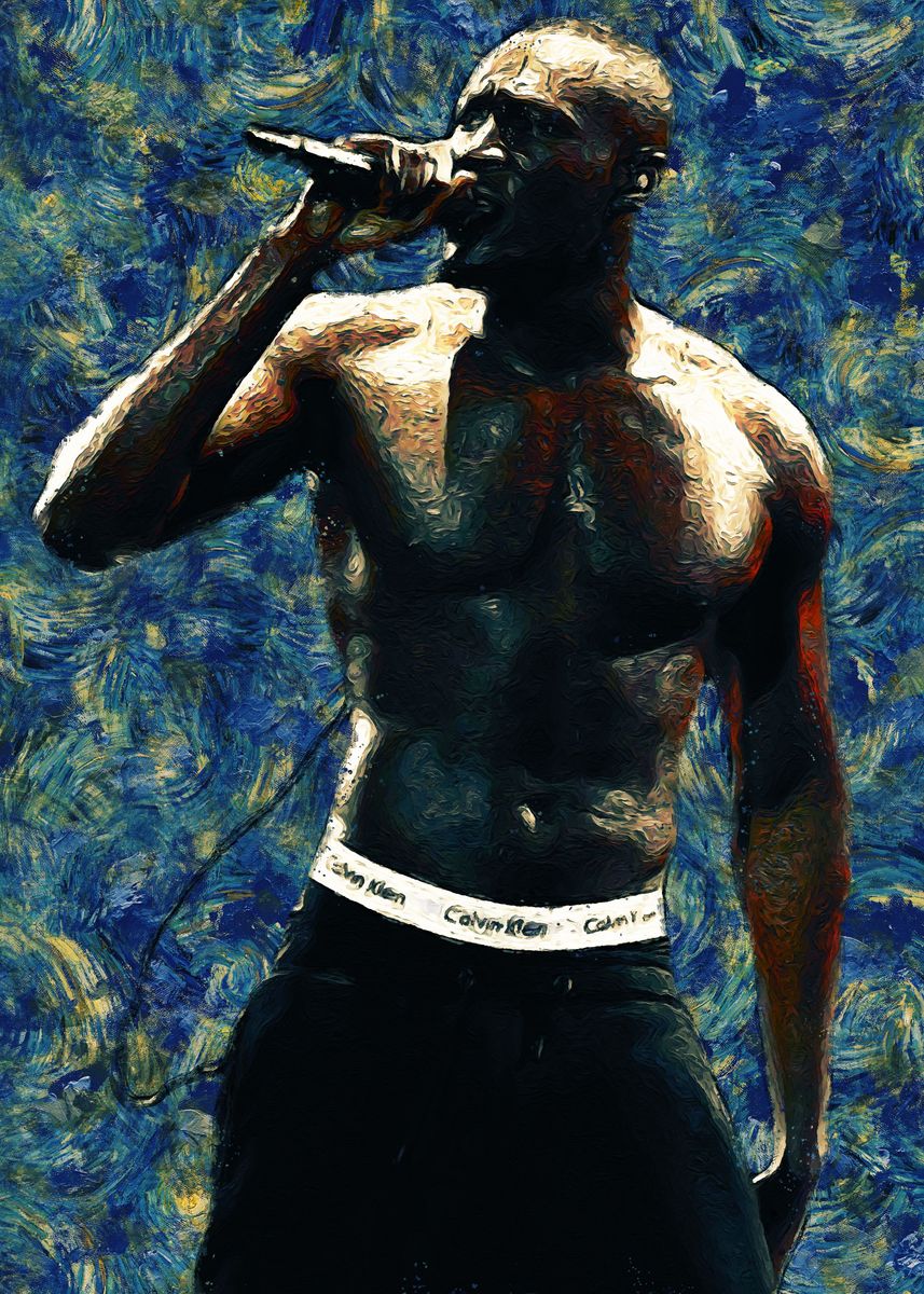 'Stormzy' Poster, picture, metal print, paint by ru ke | Displate