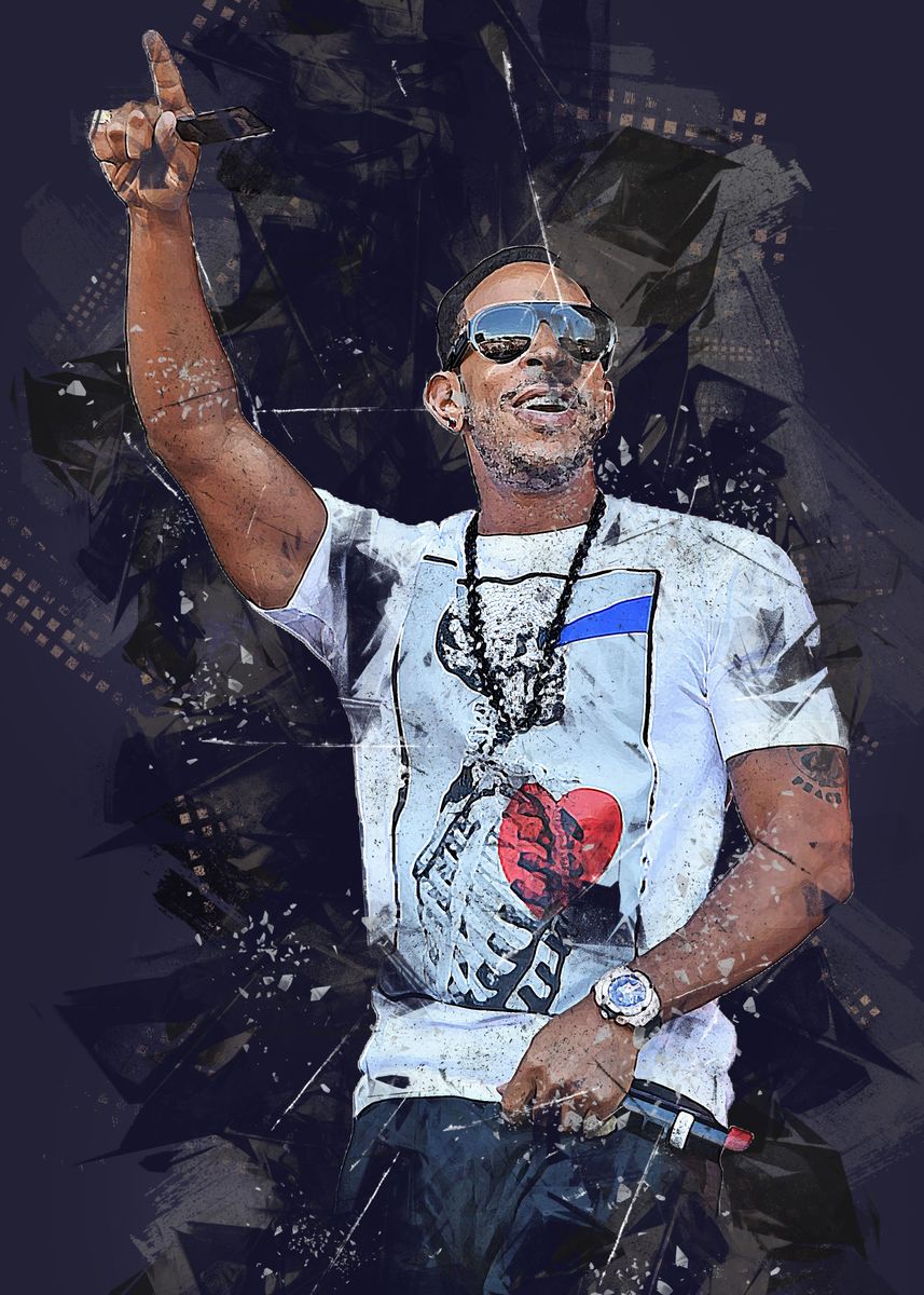 'Ludacris' Poster, picture, metal print, paint by Franklin Ruben | Displate