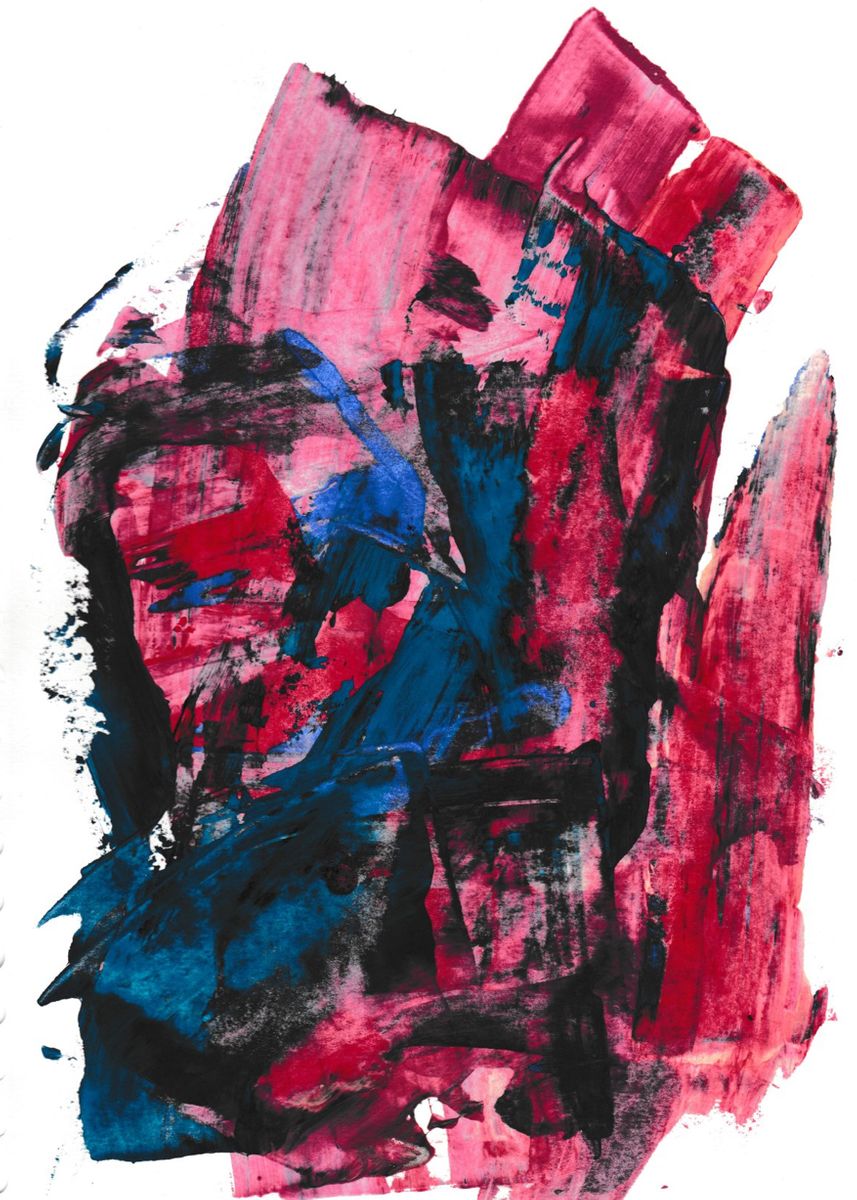 'Pink lady ' Poster, picture, metal print, paint by Spencer Rowley ...