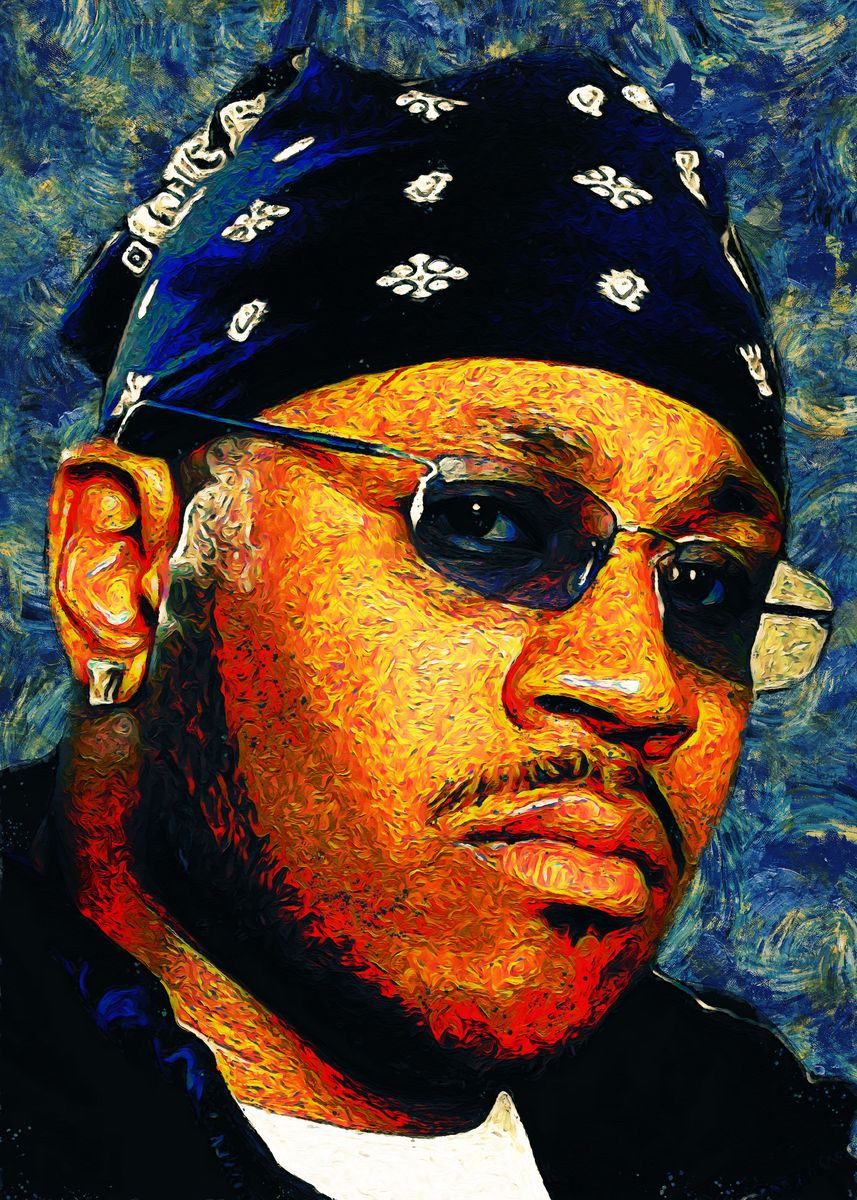 'LL Cool J' Poster, picture, metal print, paint by SA KE | Displate