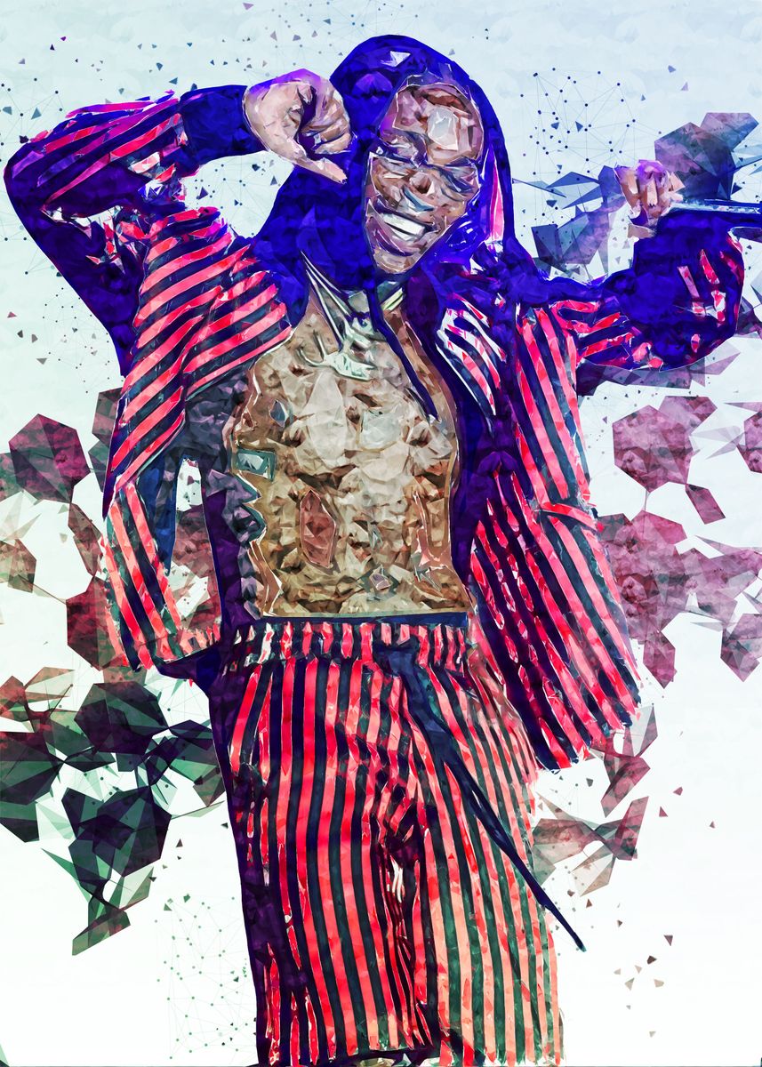 'Jacquees' Poster, picture, metal print, paint by Hipolito Wendorf ...