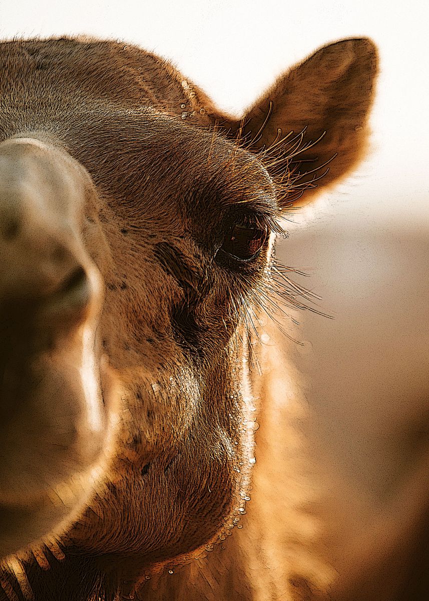 'camel Camel ' Poster, picture, metal print, paint by Haruka Studio ...