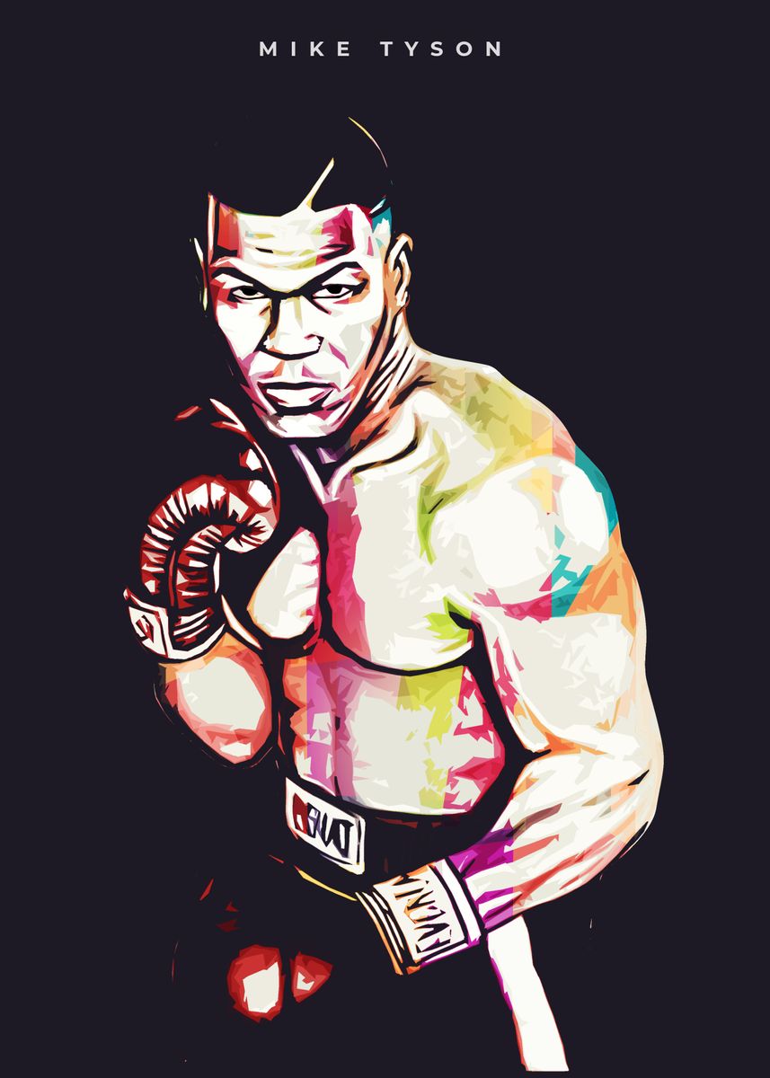 'Mike Tyson' Poster by Creative Shop | Displate