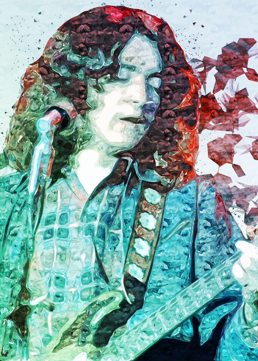 'Rory Gallagher' Poster, picture, metal print, paint by Hipolito ...